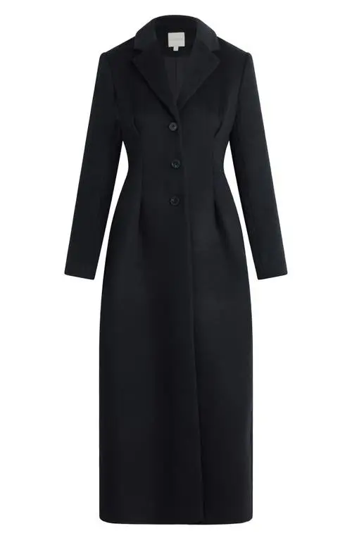 FAVORITE DAUGHTER The Metropolitan Wool & Cashmere Blend Coat