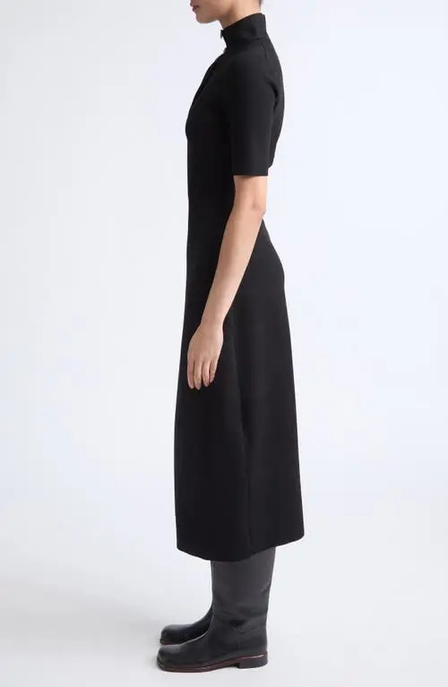 Proenza Schouler Mathilde Sculpted Sweater Dress - Black