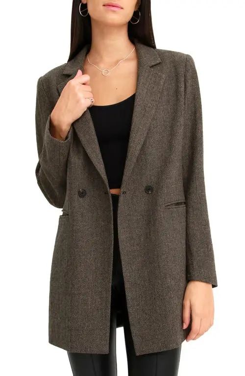 BELLE & BLOOM Kensington Oversize Double Breasted Wool Blend Coat