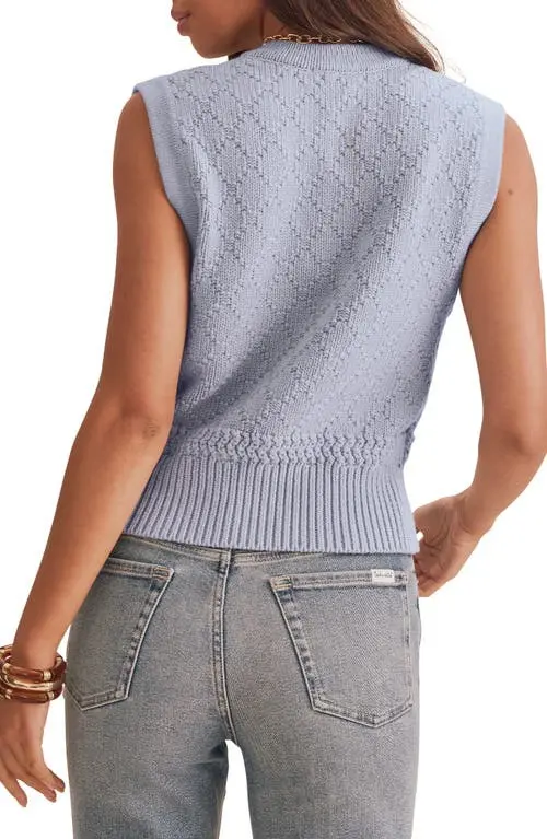 Splendid Benson Zip Sweater Vest - Blue Mist