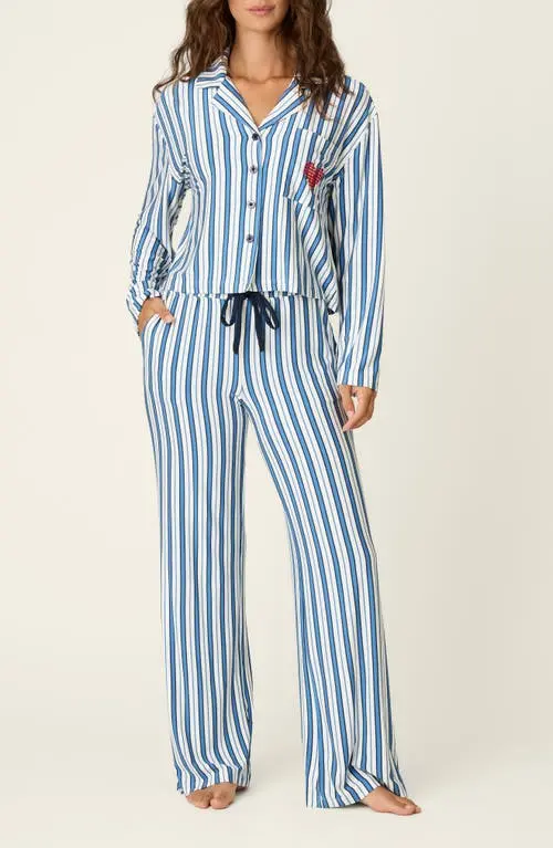 PJ Salvage Soiree Dreams Pajamas - Coast