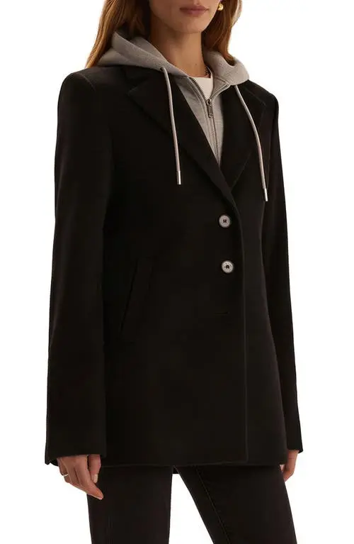FAVORITE DAUGHTER Short Wool Blend Sport Coat