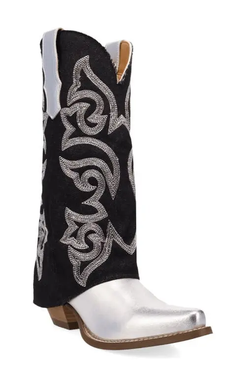 DINGO Southern Sass Western Boot - Silver