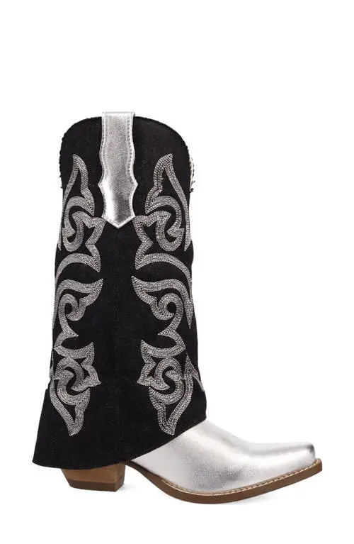 DINGO Southern Sass Western Boot - Silver