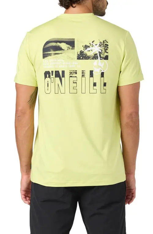 O'Neill Cutback Upf Graphic T-shirt - Celery