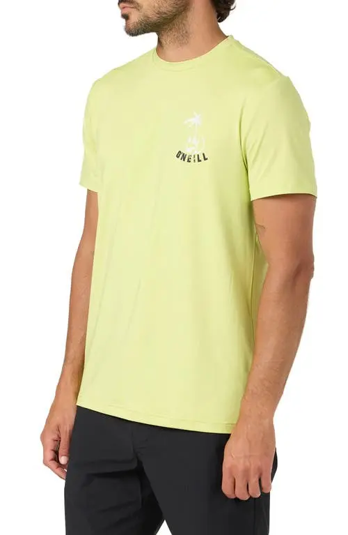 O'Neill Cutback Upf Graphic T-shirt - Celery