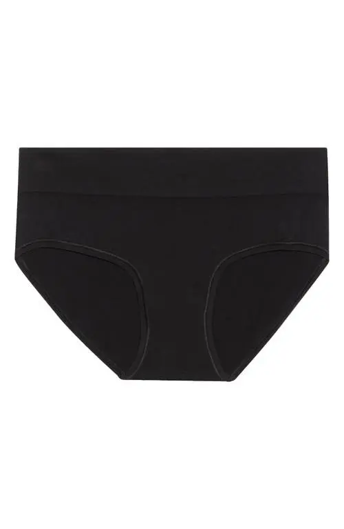 Nordstrom Seamless Hipster Briefs - Black