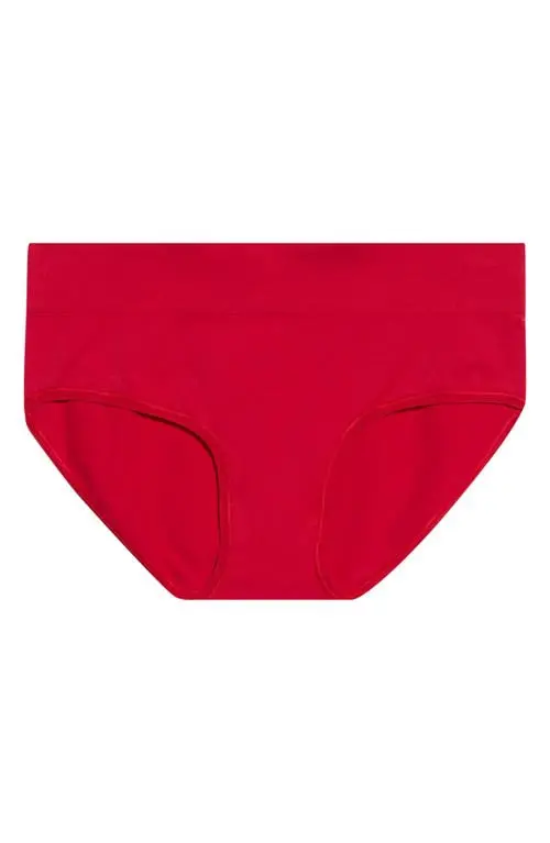 Nordstrom Seamless Hipster Briefs - Red Salsa