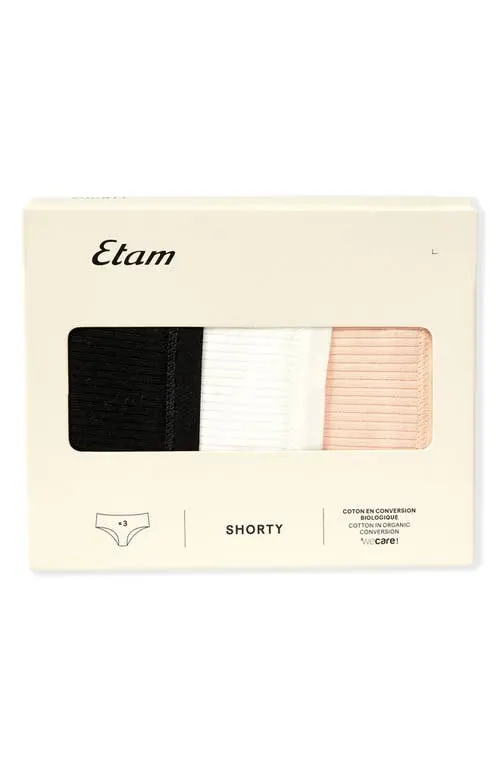 ETAM John 3-pack Cotton Shorties - Blush