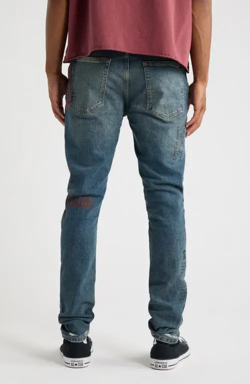 Ksubi Van Winkle Billy Blue Skool Skinny Jeans