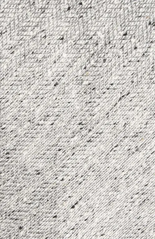 David Donahue Grey Mélange Silk Herringbone Tie