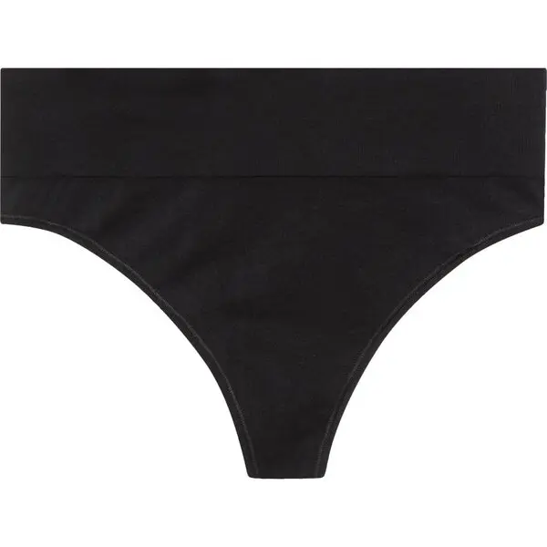 Nordstrom Seamless Thong - Black