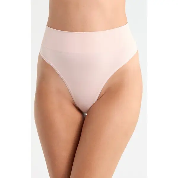 Nordstrom Seamless Thong - Pink Sepia