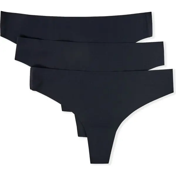 ETAM Jessy 3-pack Thongs - Black