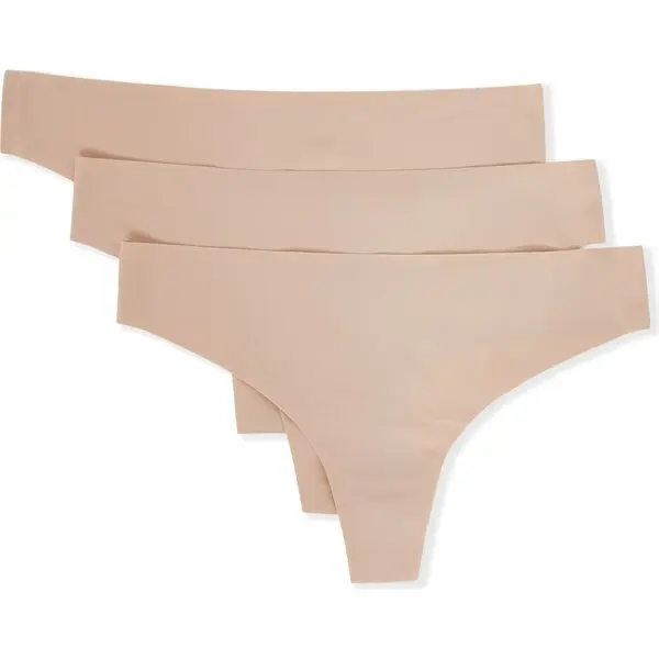 ETAM Jessy 3-pack Thongs - Linen