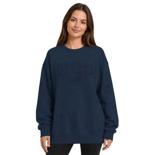 STARTER Buffalo Bills Athleisure Oversized Fleece Sweatshirt
