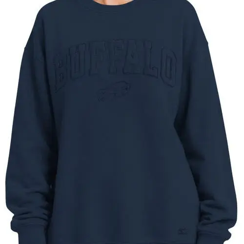 STARTER Buffalo Bills Athleisure Oversized Fleece Sweatshirt