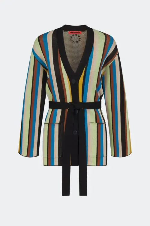 SIMONMILLER Max Belted Knit Cardigan