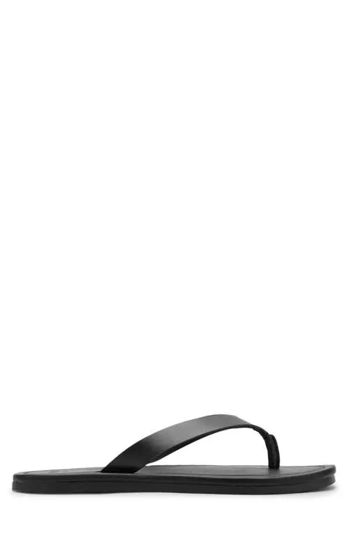 Mango Leather Flip Flop