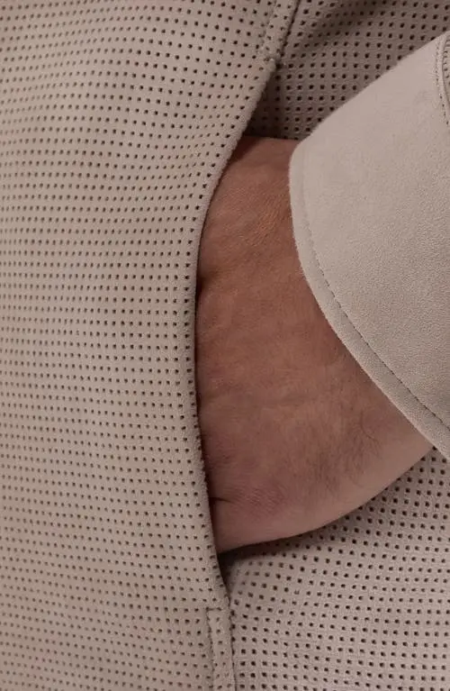 Bugatchi Perforated Suede Jacket