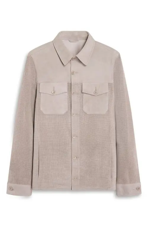 Bugatchi Perforated Suede Jacket