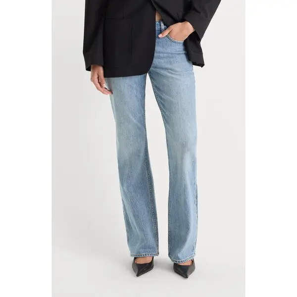 Good American Vintage Low Rise Bootcut Jeans - Indigo1320