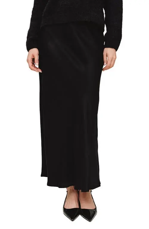 Bella Dahl Bias Maxi Skirt - Black