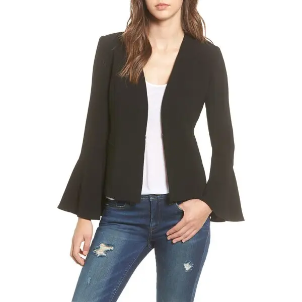 Mural Bell Sleeve Jacket