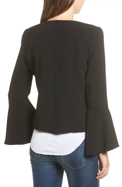 Mural Bell Sleeve Jacket