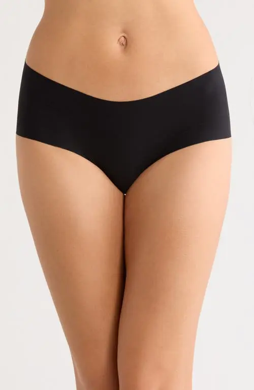 Nordstrom Invisible Edge Hipster Briefs - Black