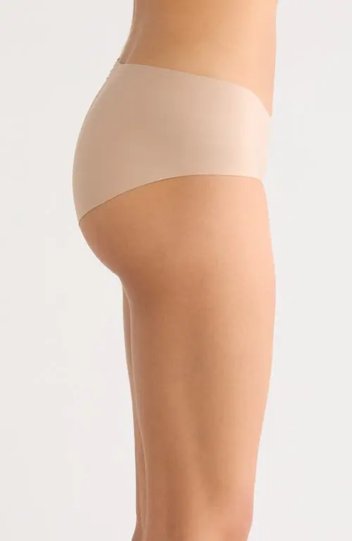 Nordstrom Invisible Edge Hipster Briefs - Tan Warm