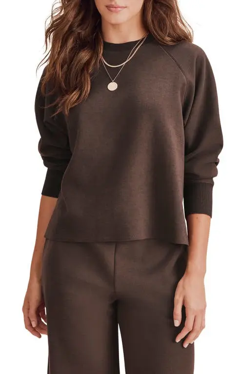 Splendid Winslow Raglan Sweatshirt - Java Brown