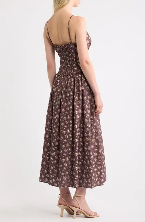 Lulus Lotta Lace Floral Dress