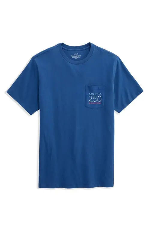 Vineyard Vines Americana 250 Graphic Pocket T-shirt - Moonshine