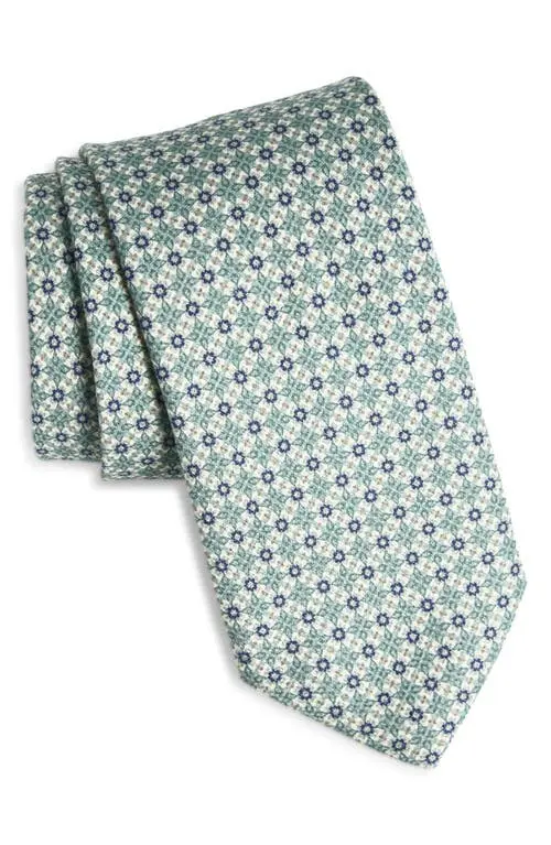 David Donahue Neat Textured Silk Jacquard Tie