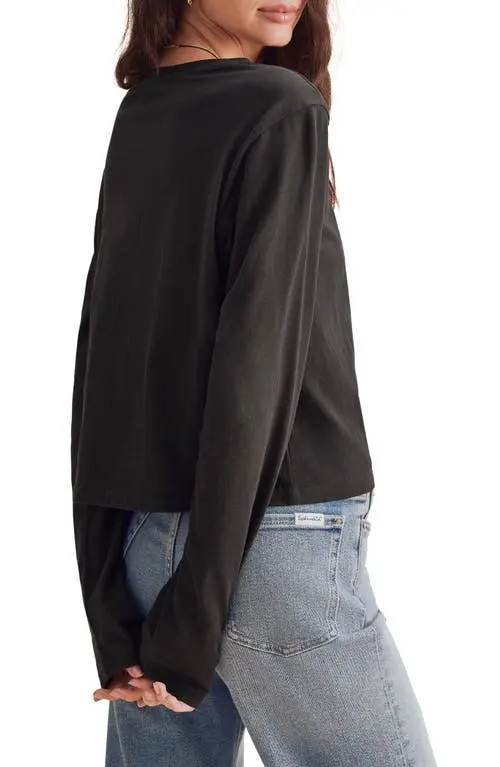 Splendid Louisa Long Sleeve Tee - Black