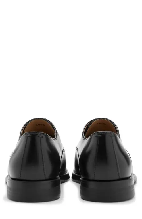 Mango Leather Oxford - Black