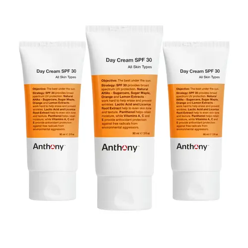 Anthony Day Cream Spf 30 3 Oz Multi-pack Of 3