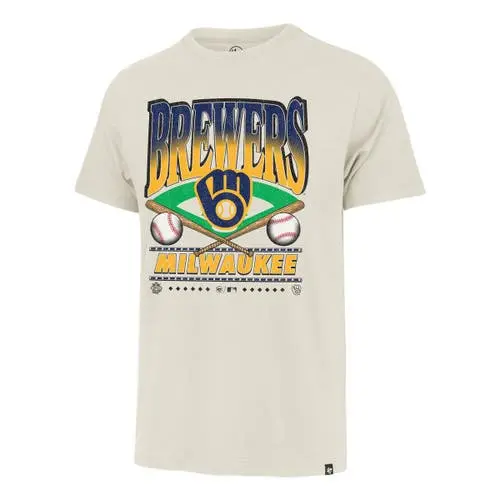 '47 Milwaukee Brewers Straight Shot Two Franklin T-shirt - Tan
