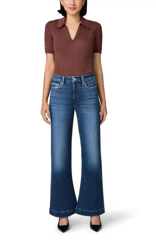 Paige Leenah High Waist Wide Leg Jeans