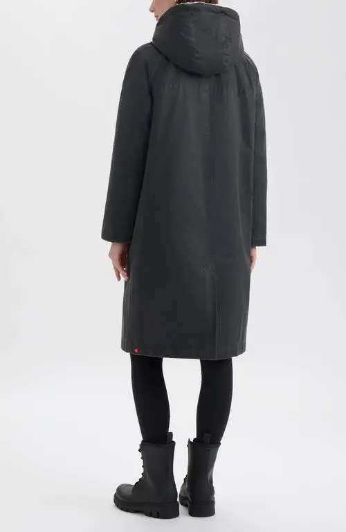 Hunter Ellie Coated Padded Longline Coat