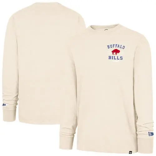 '47 Buffalo Bills Heavy Slub Long Sleeve T-shirt - Tan