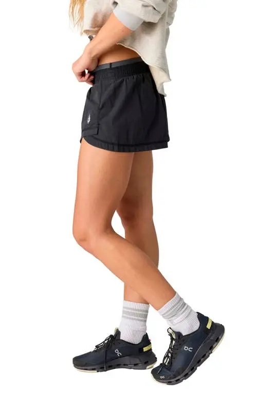 Free People On The Go Performance Shorts - Black
