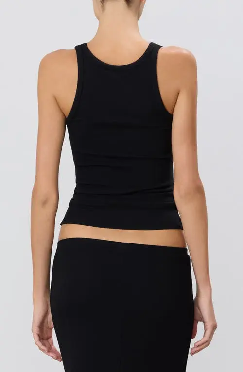 Eterne High Neck Fitted Tank