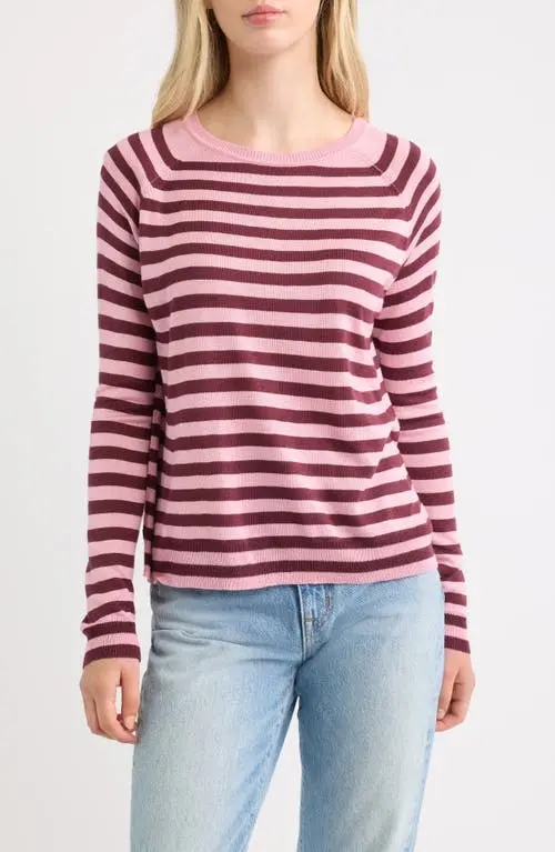24COLOURS Stripe Crewneck Sweater