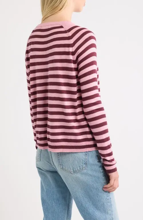 24COLOURS Stripe Crewneck Sweater