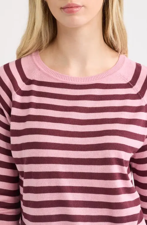 24COLOURS Stripe Crewneck Sweater
