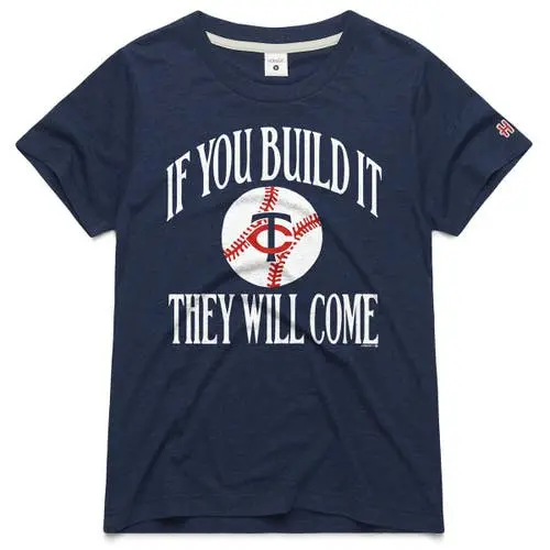 HOMAGE Minnesota Twins 2026 Field Of Dreams Tri-blend T-shirt - Navy