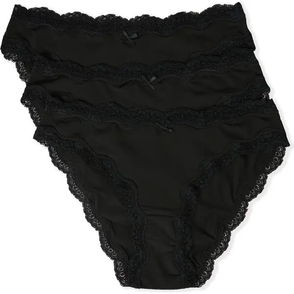 ETAM Jim 3-pack Lace Trim Bikinis