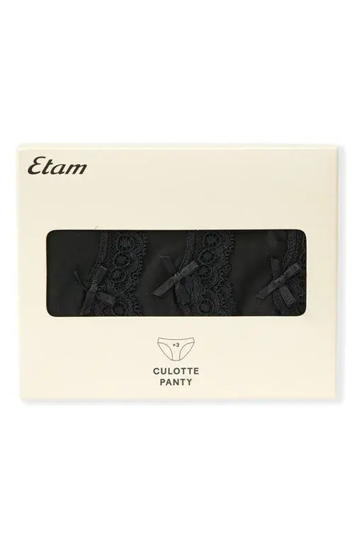 ETAM Jim 3-pack Lace Trim Bikinis